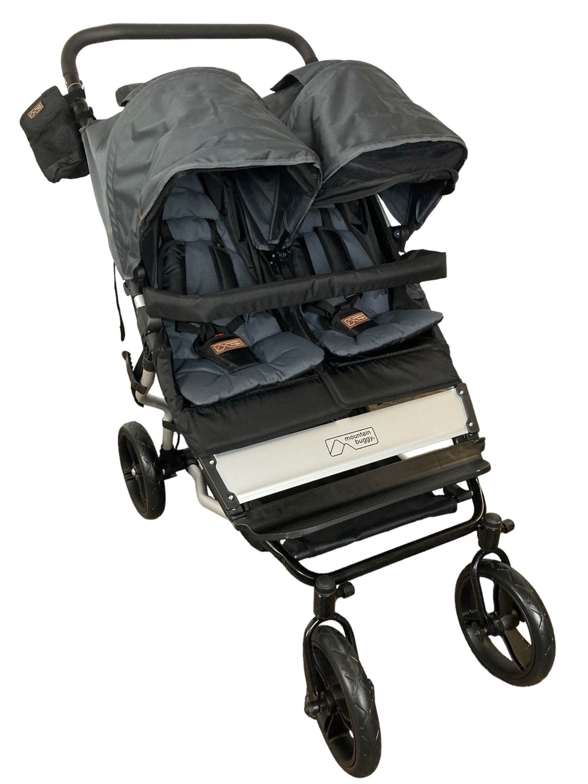 Mountain Buggy Duet Double Stroller, 2016, Black — GoodBuy Gear