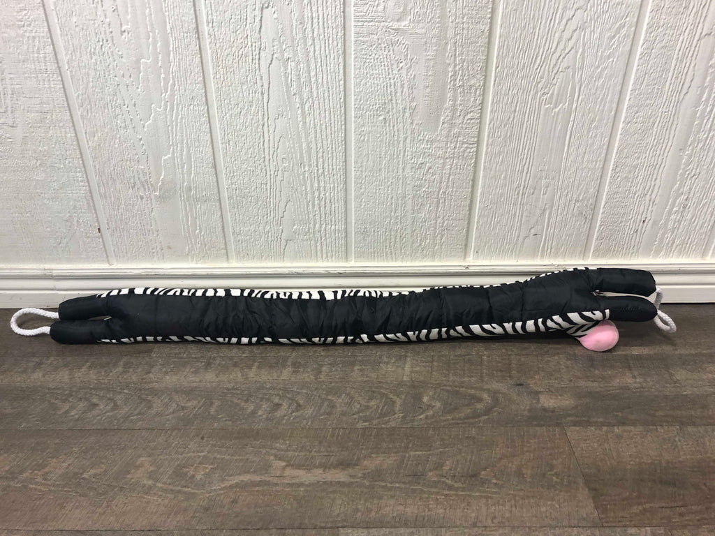 Evelots Animal Draft Excluder, Zebra
