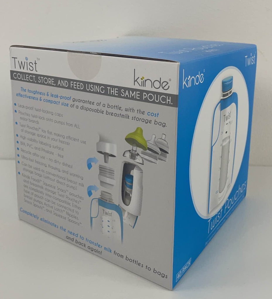 Kiinde Twist Pouches, 6oz, 40 Pack