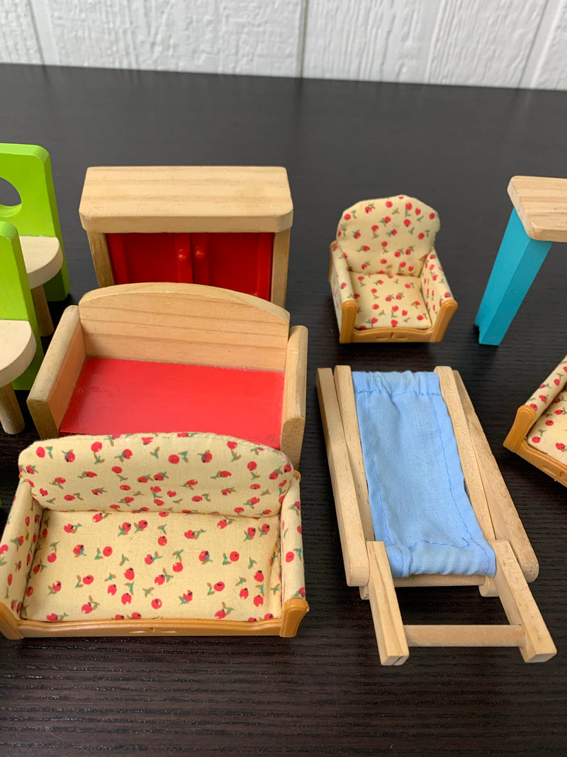 BUNDLE Wooden Doll House Accessories