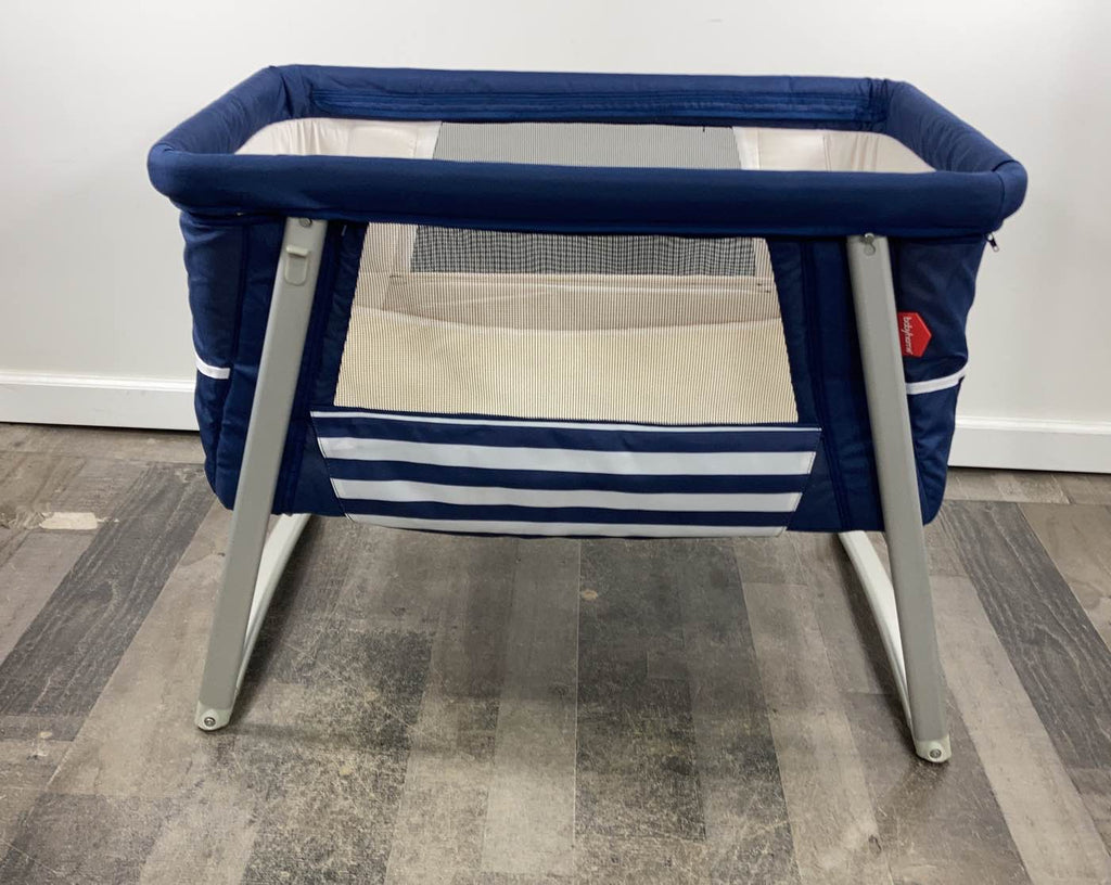 Babyhome Dream Portable Cot, Navy Blue