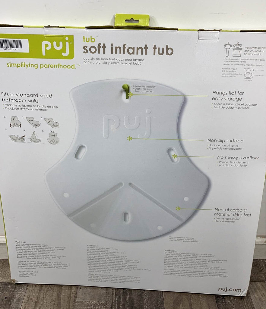Puj Foldable Baby Bathtub, White
