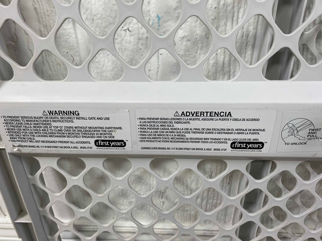 The First Years Pressure Mount Security Gate, Model 7187