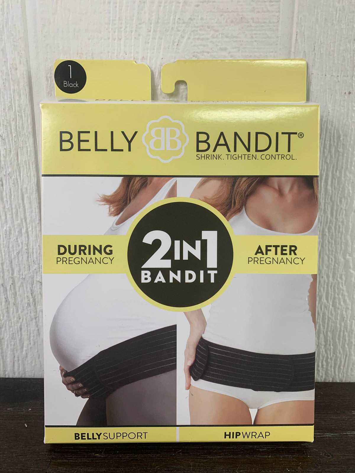 Belly Bandit 2-in-1 Bandit Band, Black, Size 1 — GoodBuy Gear