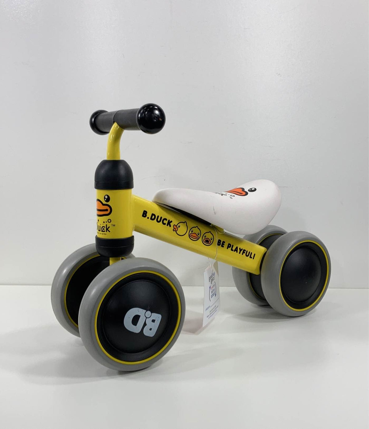 Luddy B. Duck Balance Bike, Yellow — GoodBuy Gear