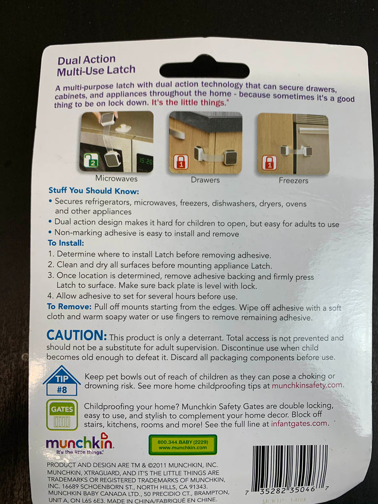 Munchkin Dual Action Multi-Use Latch