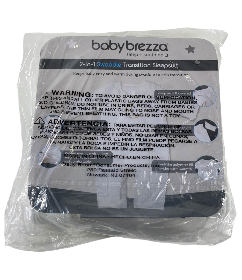 Baby Brezza 2-in-1 Swaddle Transition Sleepsuit, 3-6m, Cream — GoodBuy Gear
