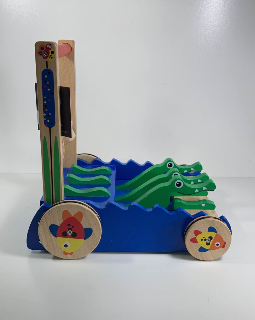 Melissa & Doug Chomp and Clack Alligator Push Toy