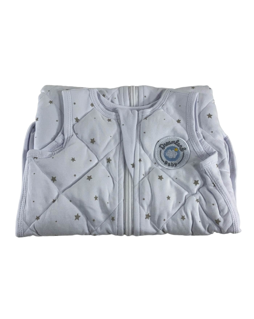 Dreamland Weighted Sleep Sack, Grey Star, 0-6 months
