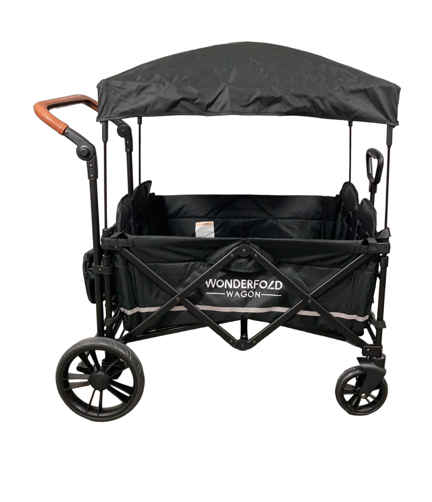 Wonderfold X4 Push & Pull Quad Stroller, 2022, Stealth Black