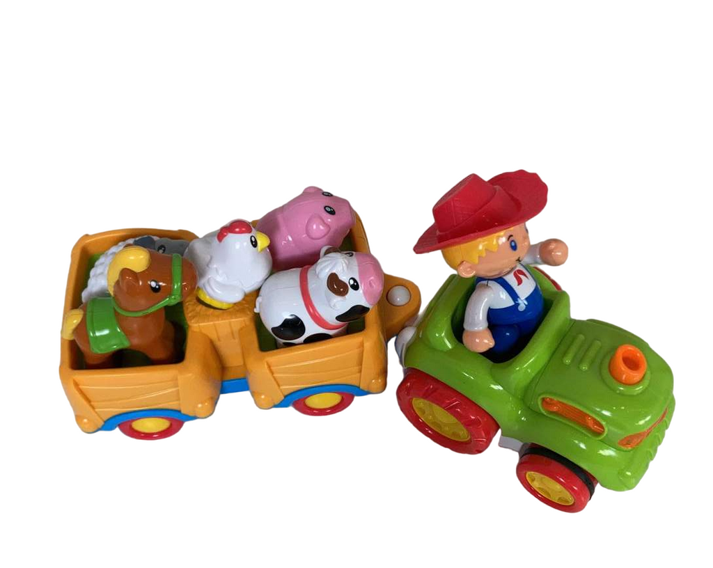 Hap P Kid Musical Farm Tractor