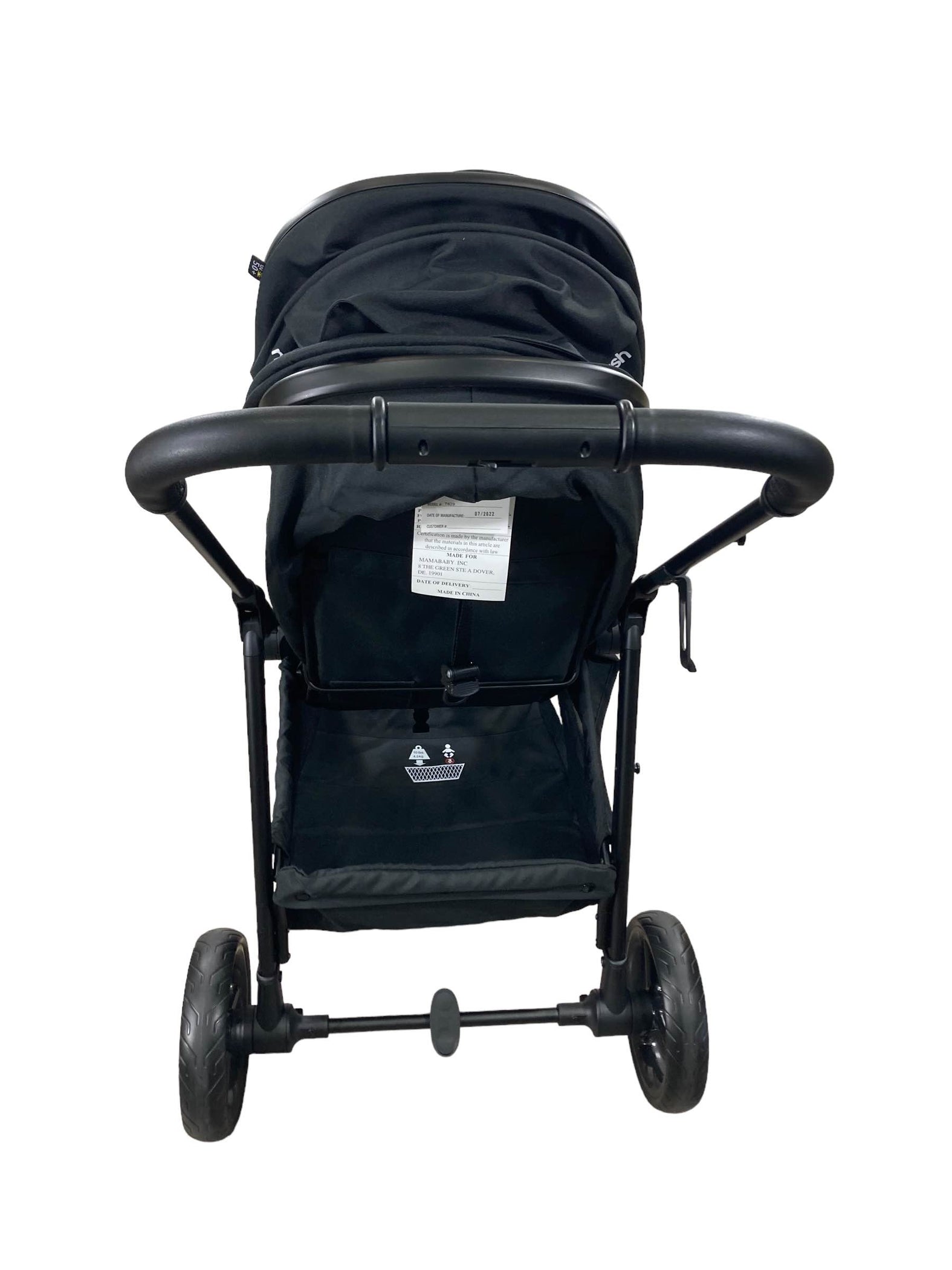 Mompush Meteor 2 Stroller, Black, 2022 — GoodBuy Gear