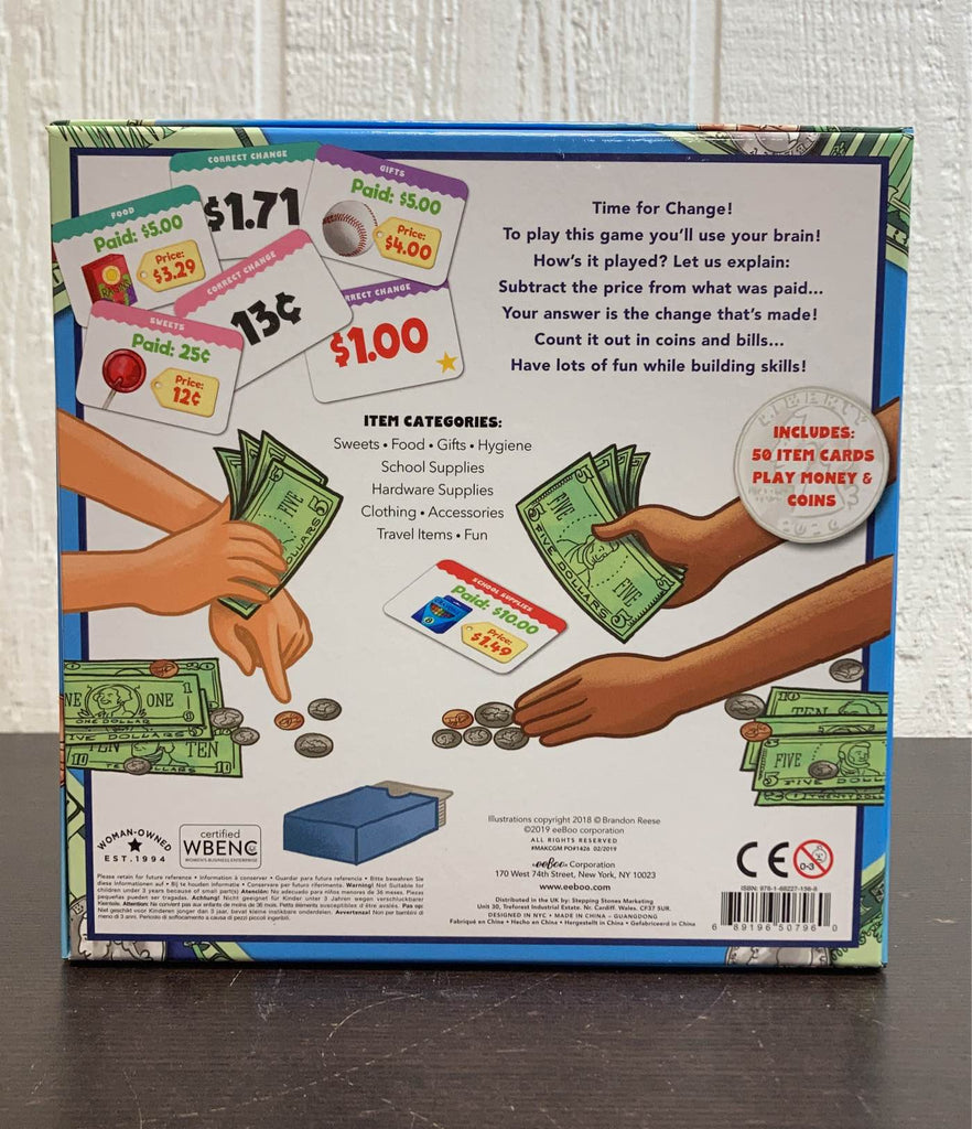 Eeboo Making Change Game Eeboo Making Change Game