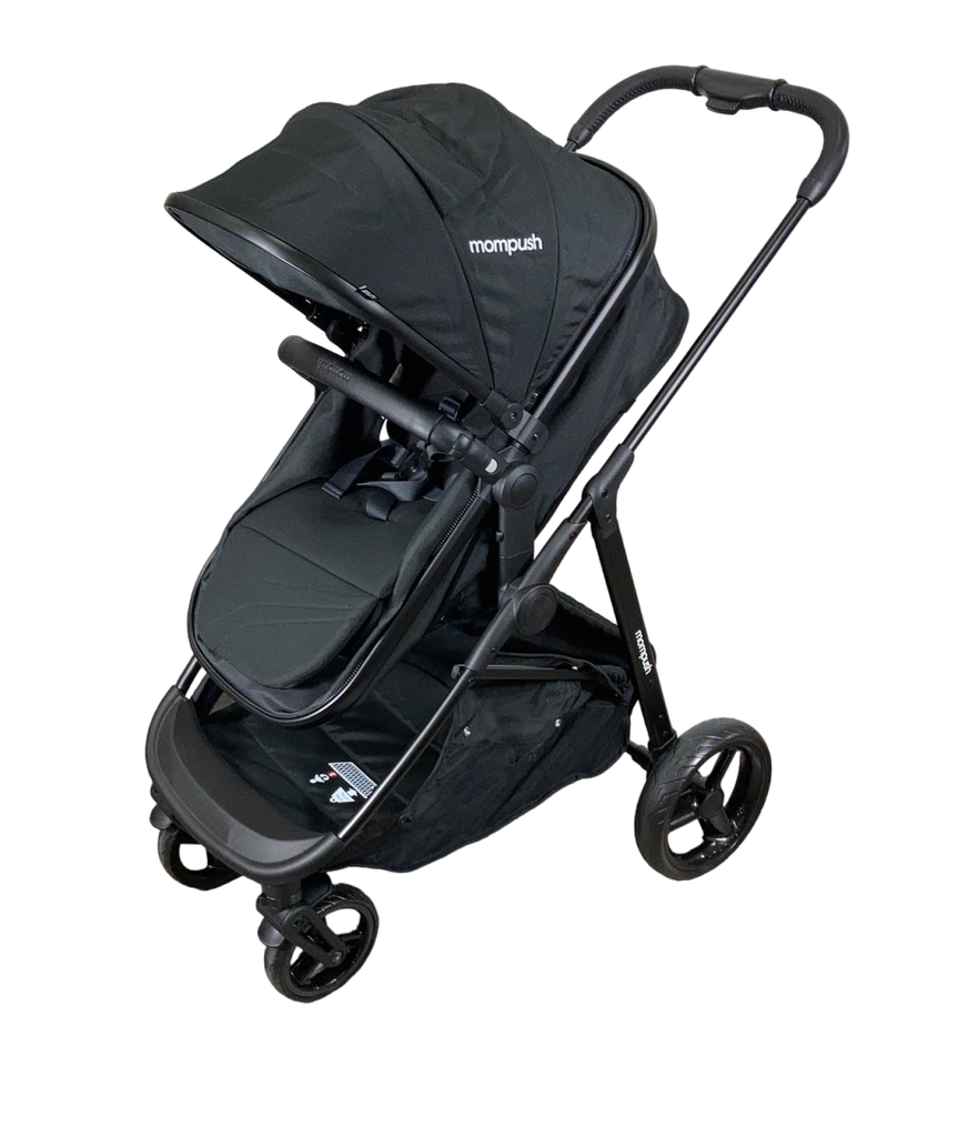 Mompush Wiz Stroller, Black, 2021