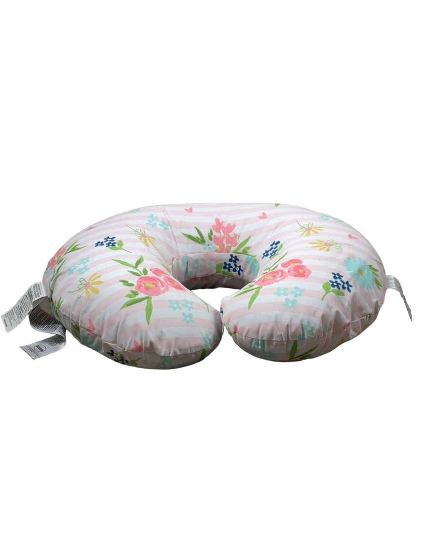 Boppy Nursing and Infant Support Pillow, Pink Floral Stripe — GoodBuy Gear