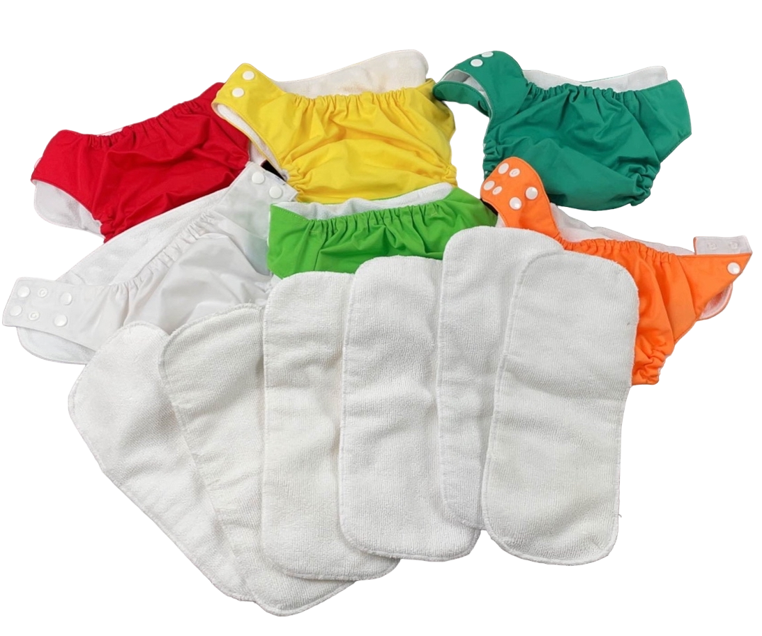 BUNDLE Happy Heiny Cloth Diapers & Inserts — GoodBuy Gear