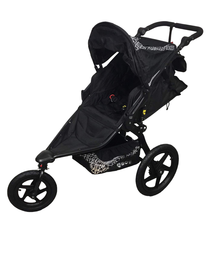 BOB Revolution Flex 3.0 Single Jogging Stroller, 2023, Lunar Black