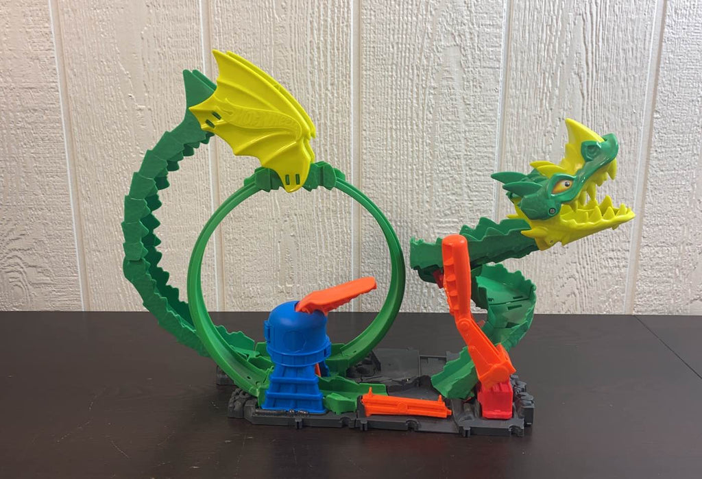 Hot Wheels Dragon Drive Firefight Playset