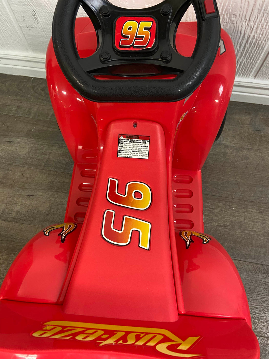 Disney Pixar Lightning McQueen Toddler Ride On — GoodBuy Gear