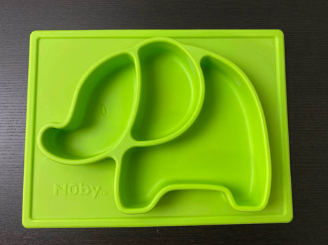 Nuby Sure Grip Miracle Mat Section Plate, Elephant — GoodBuy Gear