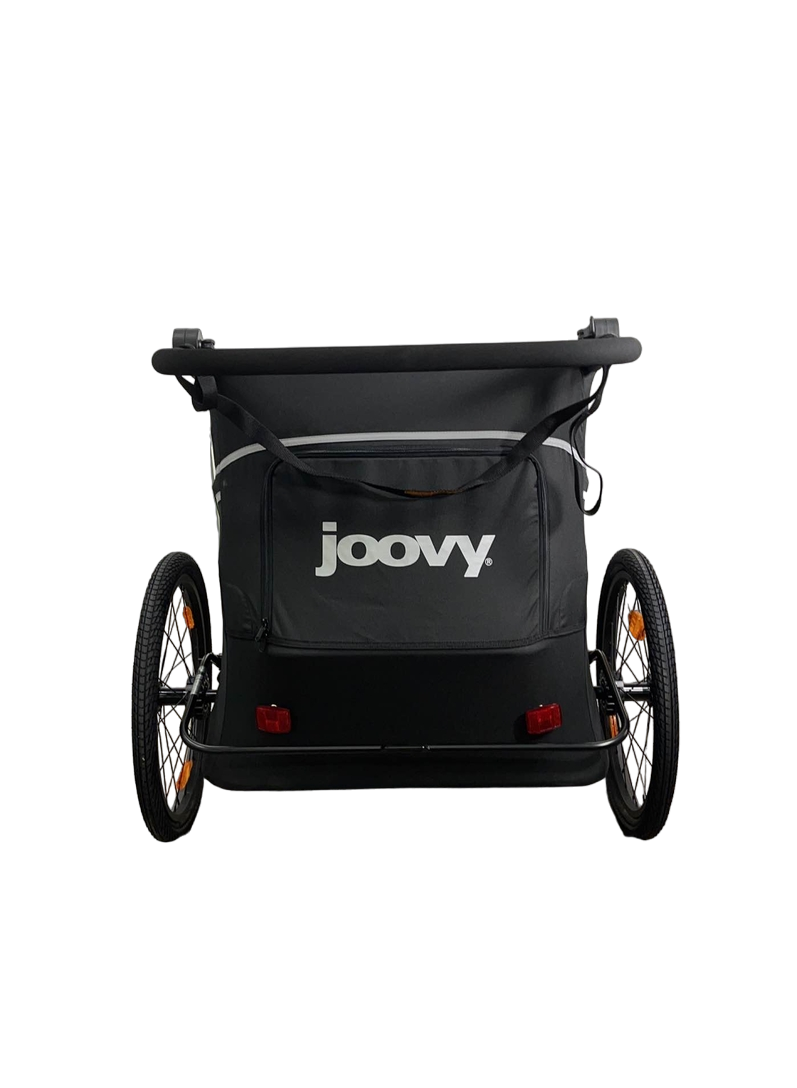 Joovy Cocoon X2 Double Stroller And Bike Trailer, Black