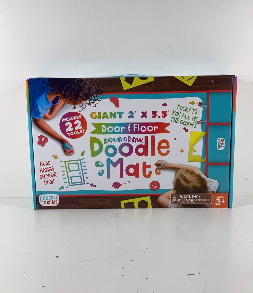 Chuckle And Roar Giant 2' x 5.5' Aqua Draw Doodle Mat