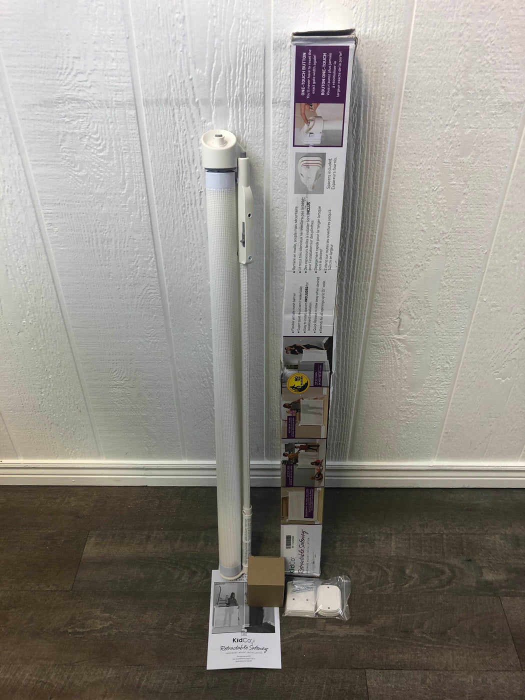 KidCo Retractable Safeway Gate, White — GoodBuy Gear