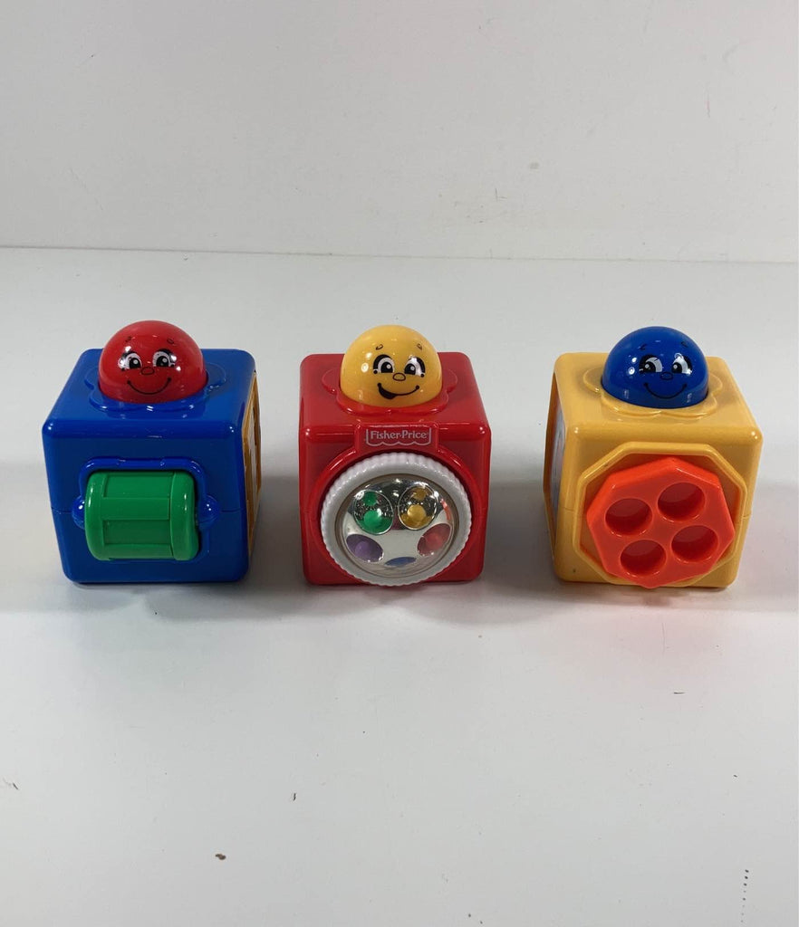Fisher Price Brilliant Basics Stacking Action Blocks