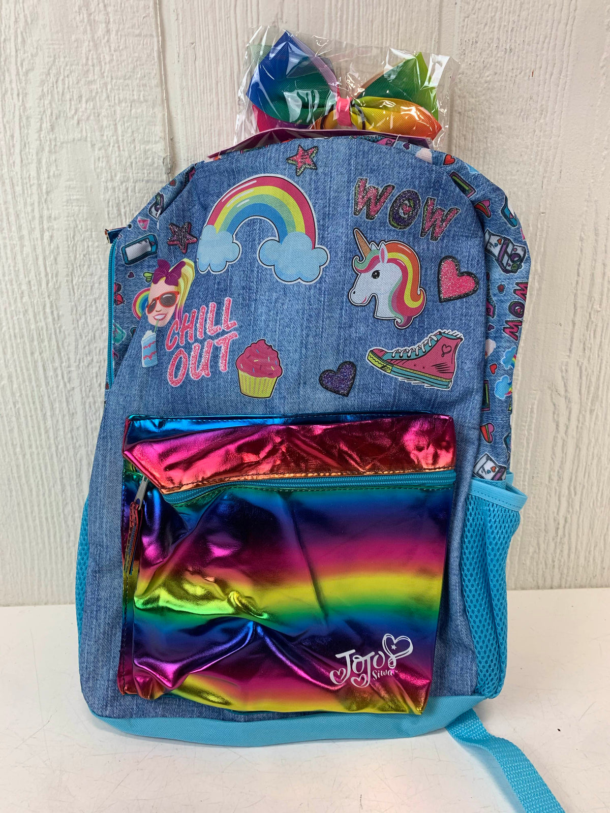 JoJo Siwa 16'' Kids' Backpack with Bonus Hair Bow — GoodBuy Gear