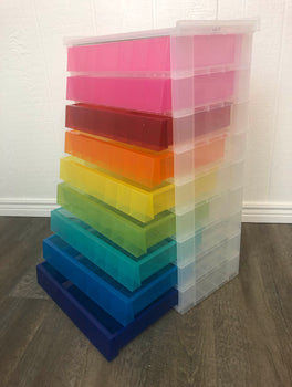 Container Store Rainbow 9-Drawer Storage Unit — GoodBuy Gear