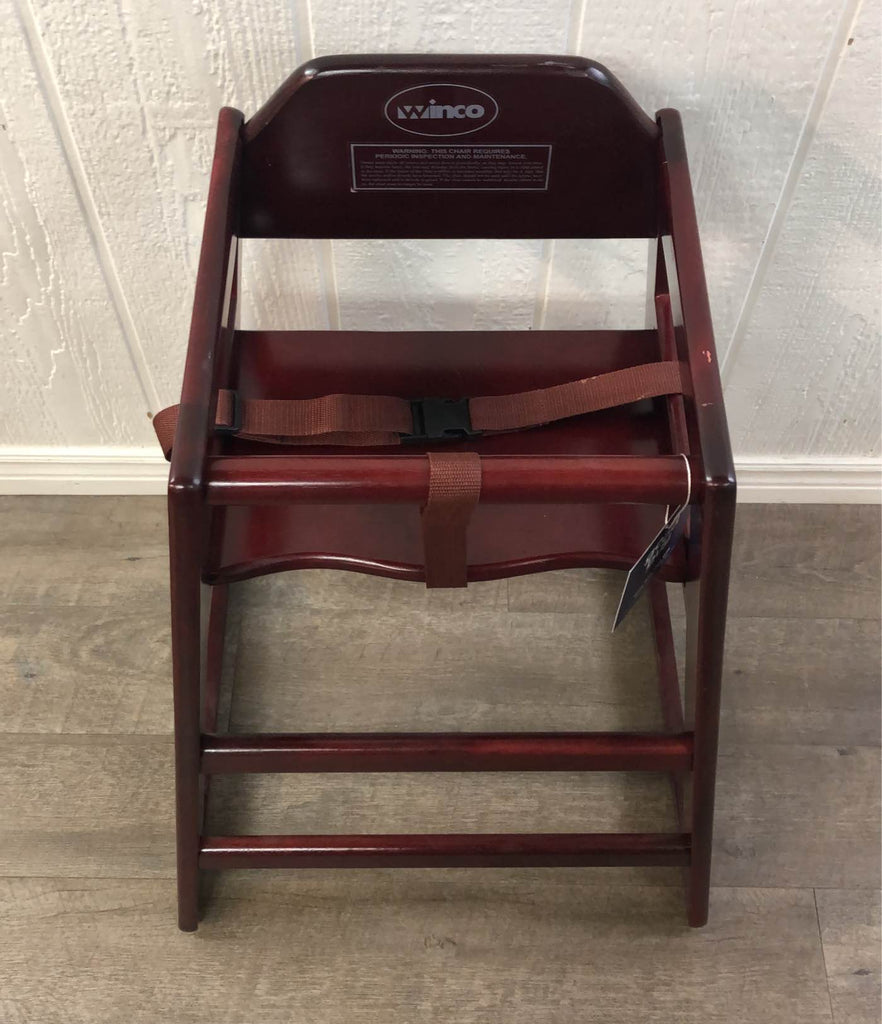 Winco Wooden High Chair