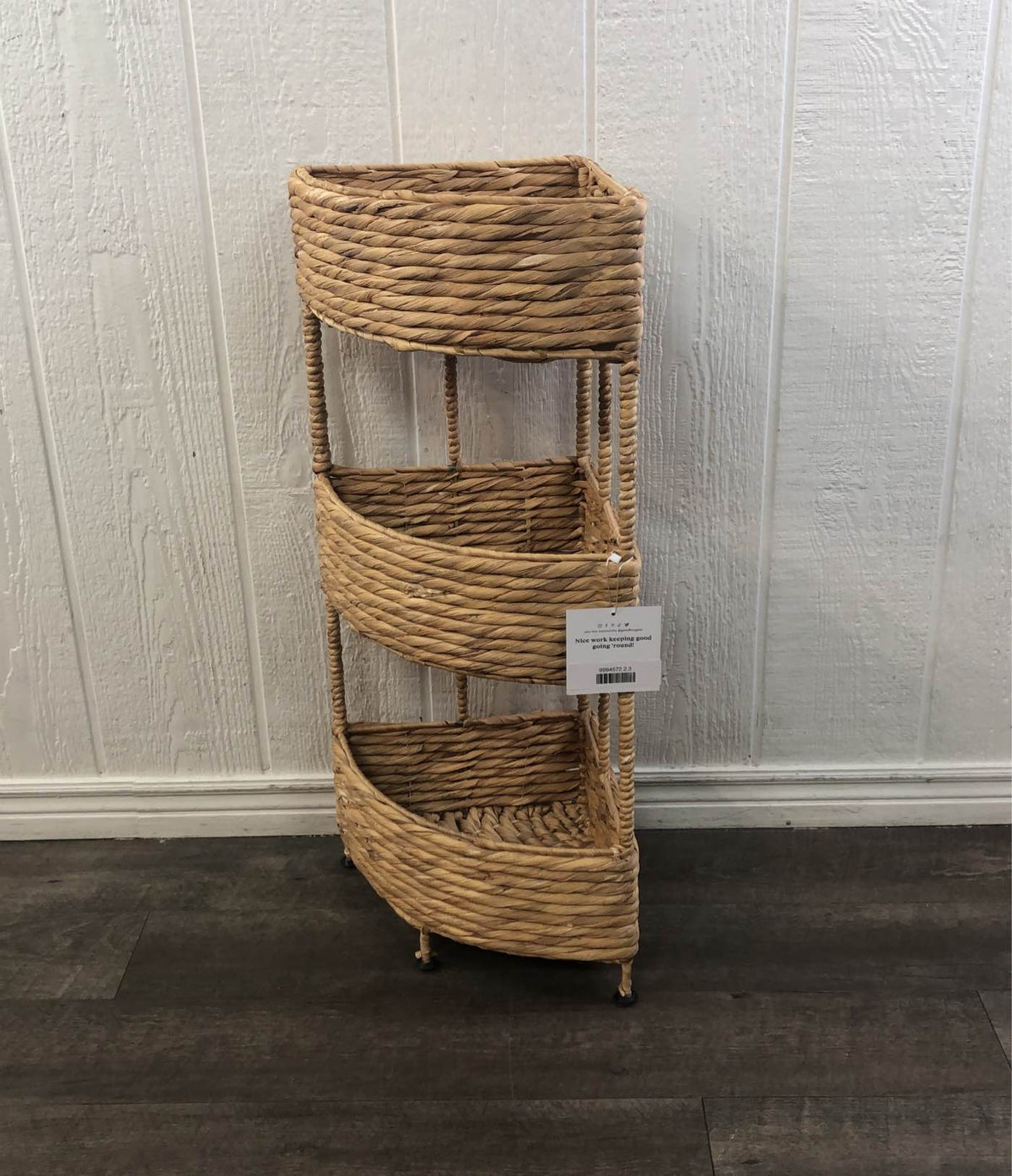 Wicker Corner Storage — GoodBuy Gear