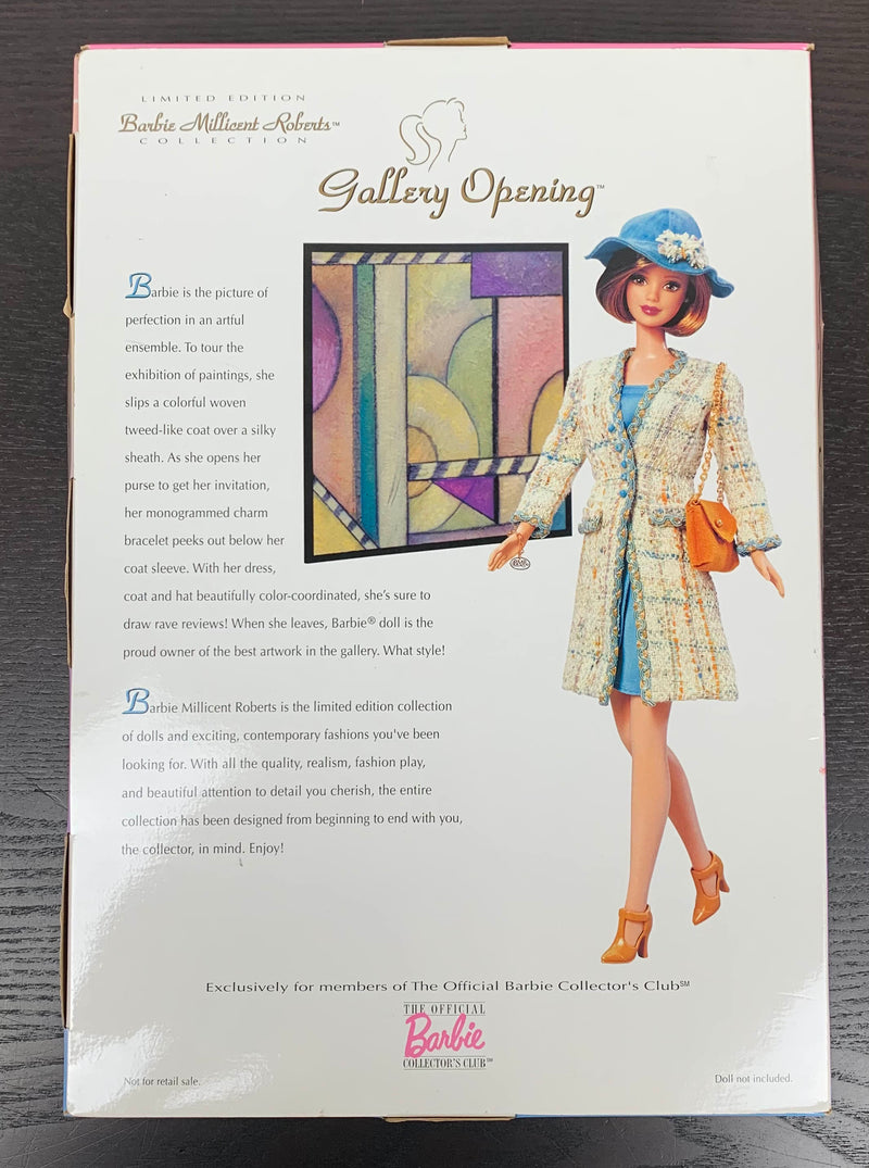 Mattel Barbie Millicent Roberts Clothing Collection, Gallery Opening
