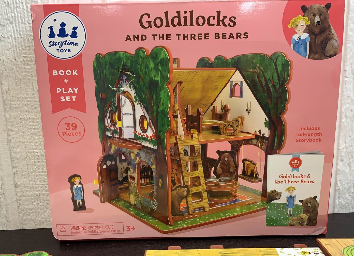 Storytime Toys Goldilocks And The Three Bears Book And Playset ...