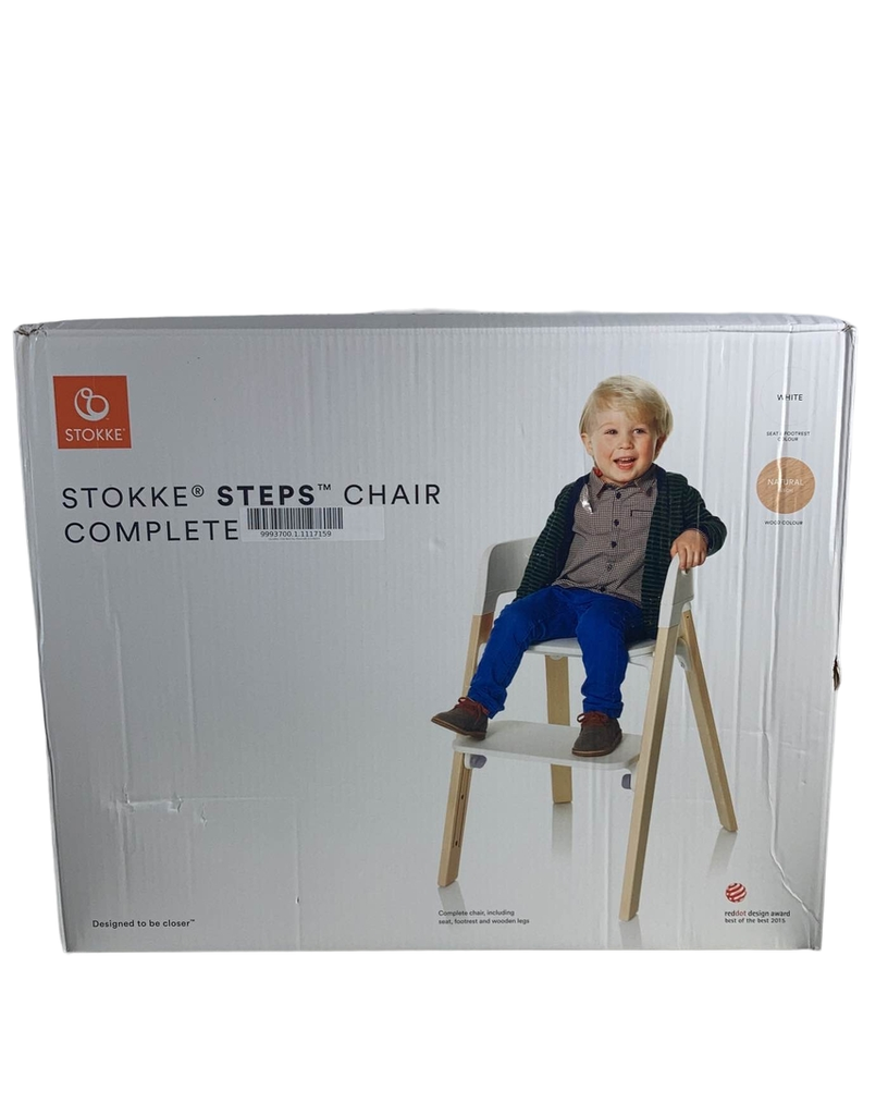 Stokke Complete Steps High Chair, Natural