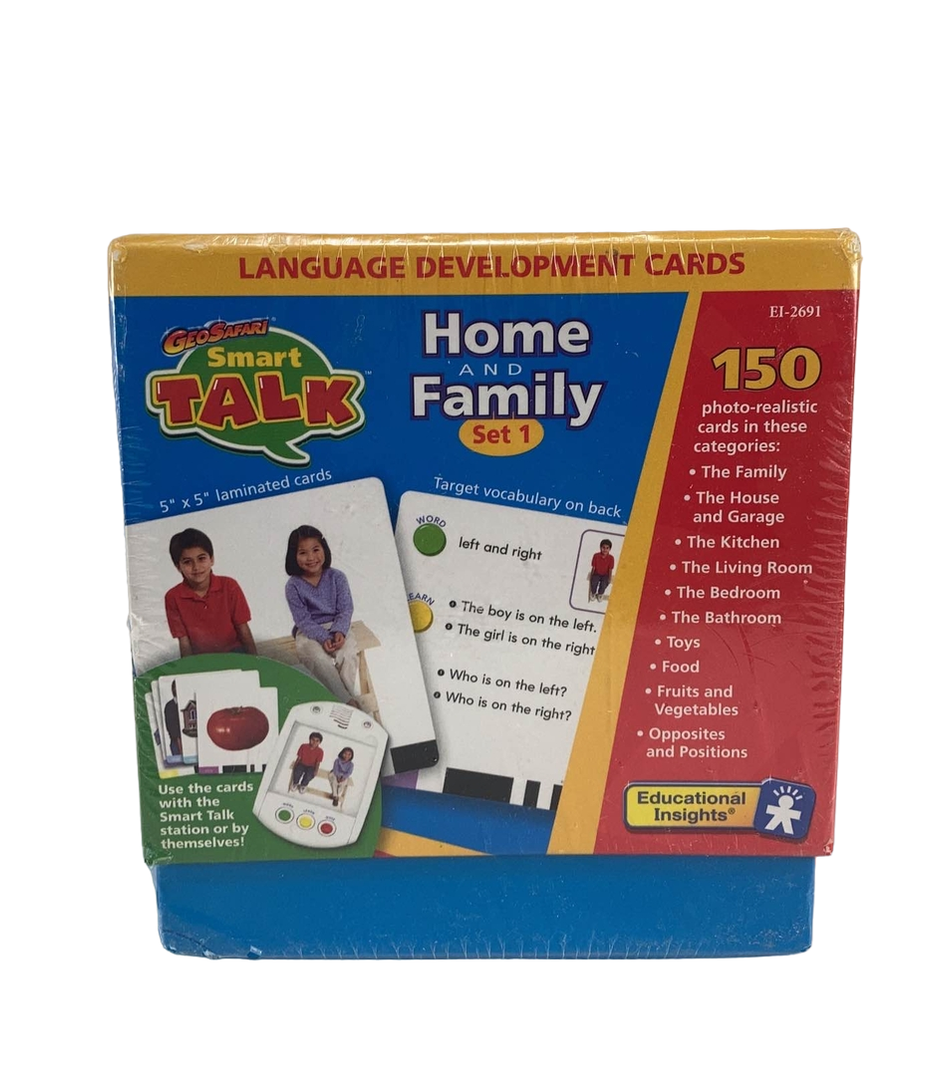 Educational Insights GeoSafari Smart Talk Language Development Cards ...