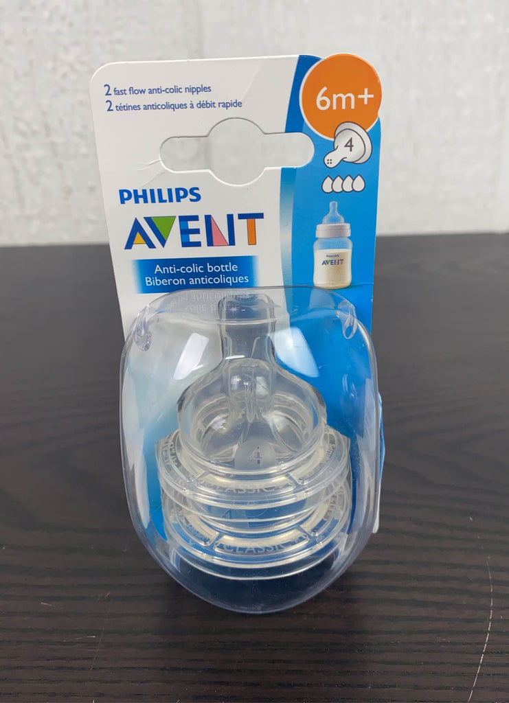 BUNDLE Philips Avent Nipples, Two Packs