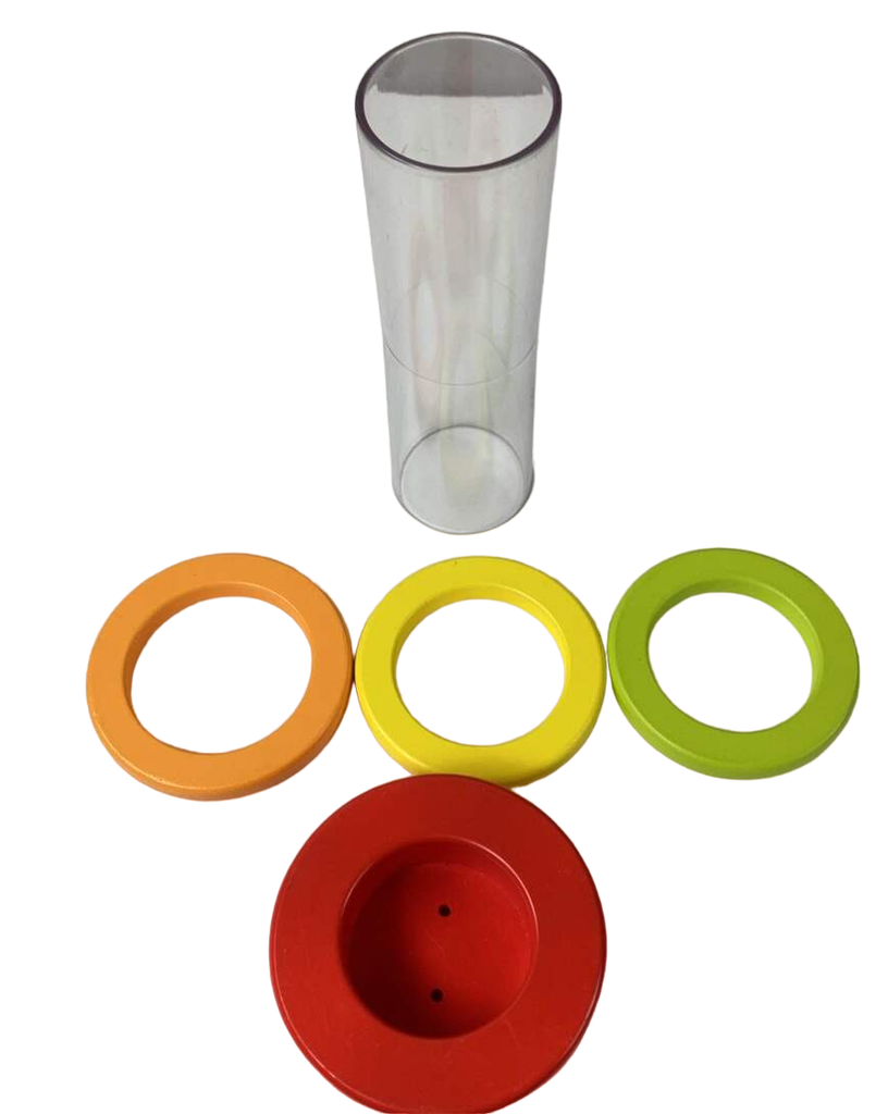 Lovevery Clear Tube With Stacking Rings