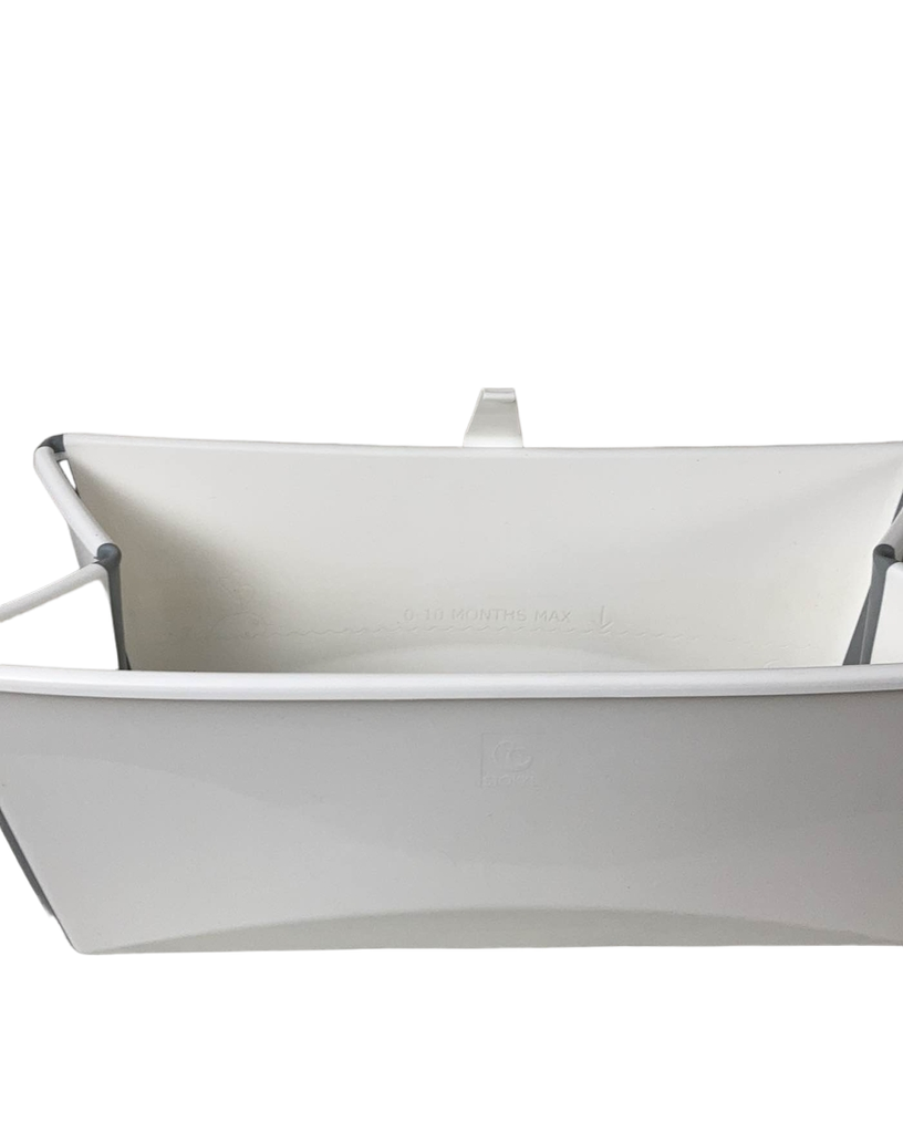Stokke Flexi Bath Foldable Baby Bathtub, White, Regular
