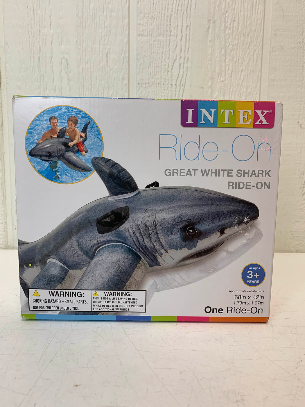 Intex Great White Shark Ride-On Float — GoodBuy Gear