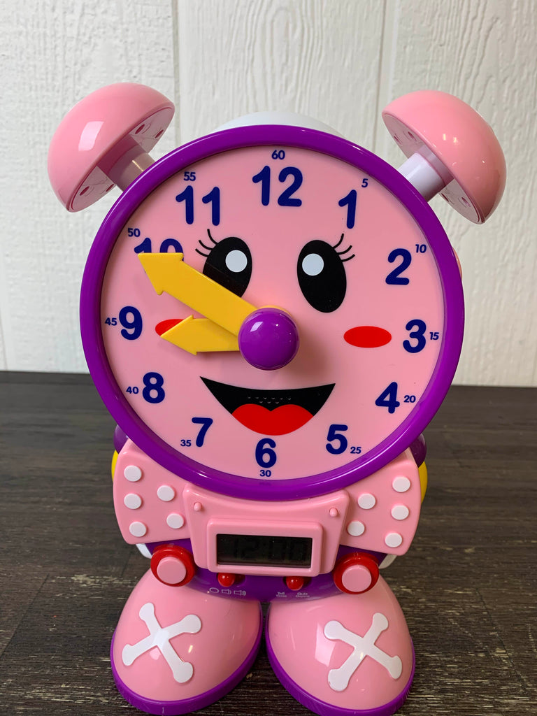 The Learning Journey Telly The Teaching Time Clock, Pink