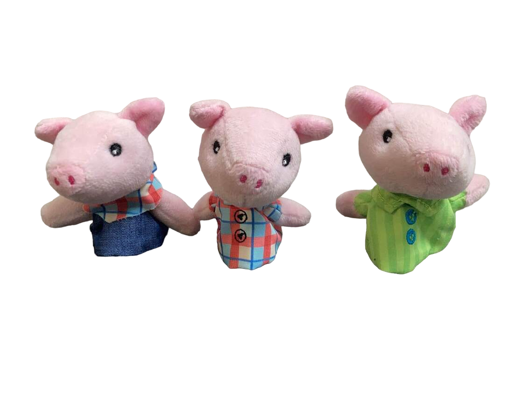 Cuddle Barn Three Little Pigs Story Time Playset