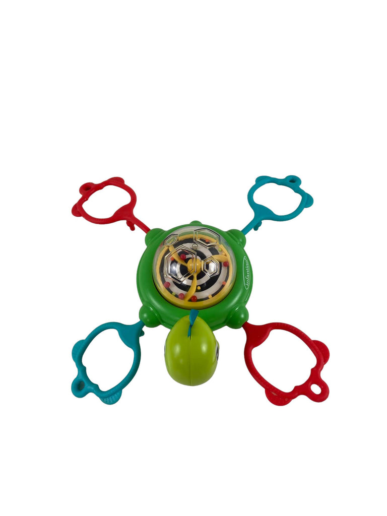 Infantino Turtle Suction Cup Link And Spin Toy