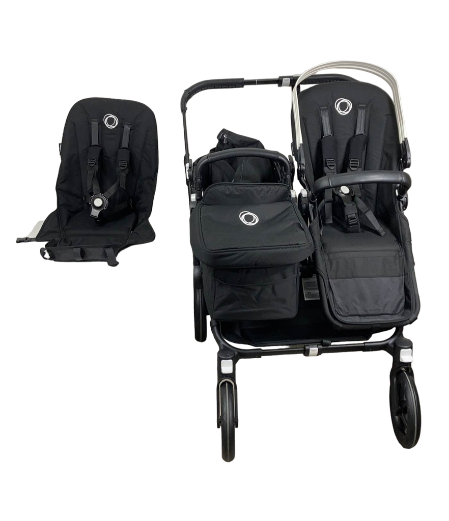 Bugaboo Donkey 5 Duo Stroller, 2022, Black , Black