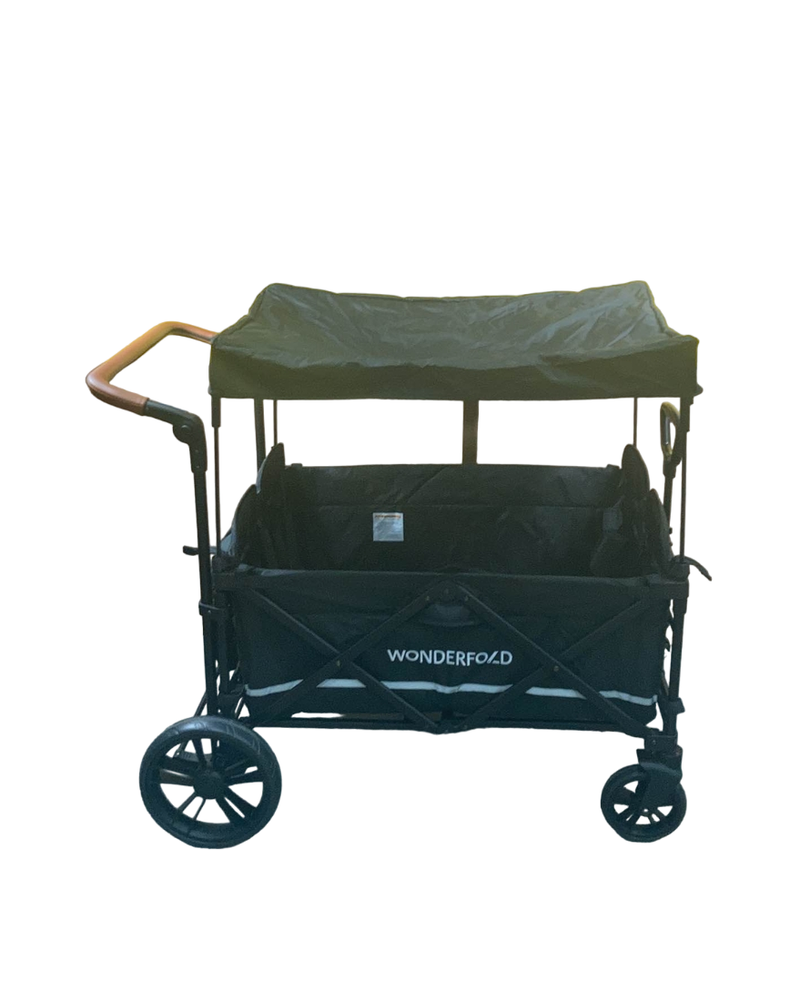 Wonderfold X4 Push & Pull Quad Stroller, Stealth Black, 2023 — GoodBuy Gear