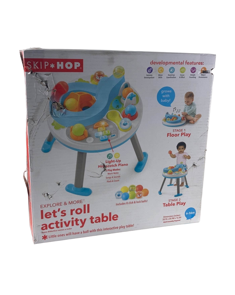 Skip Hop Explore & More Let's Roll Activity Table