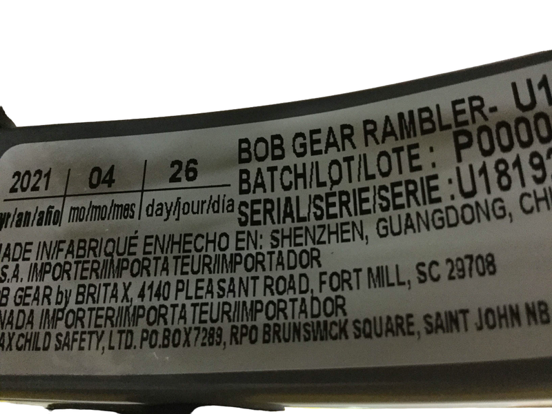 BOB Rambler Stroller, 2021