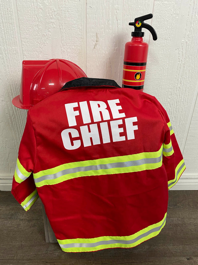 Melissa & Doug Fire Chief Role Play Costume Set
