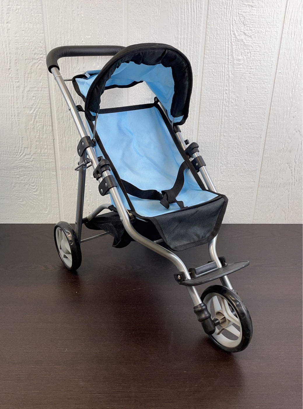 Precious Toys Foldable Doll Jogger Stroller, Baby Blue — GoodBuy Gear