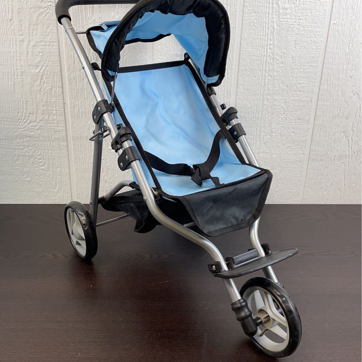 Precious Toys Foldable Doll Jogger Stroller, Baby Blue — GoodBuy Gear
